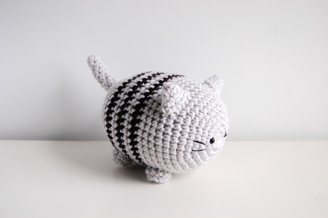 PATTERN: Crochet Chubby Cat Pattern - Etsy