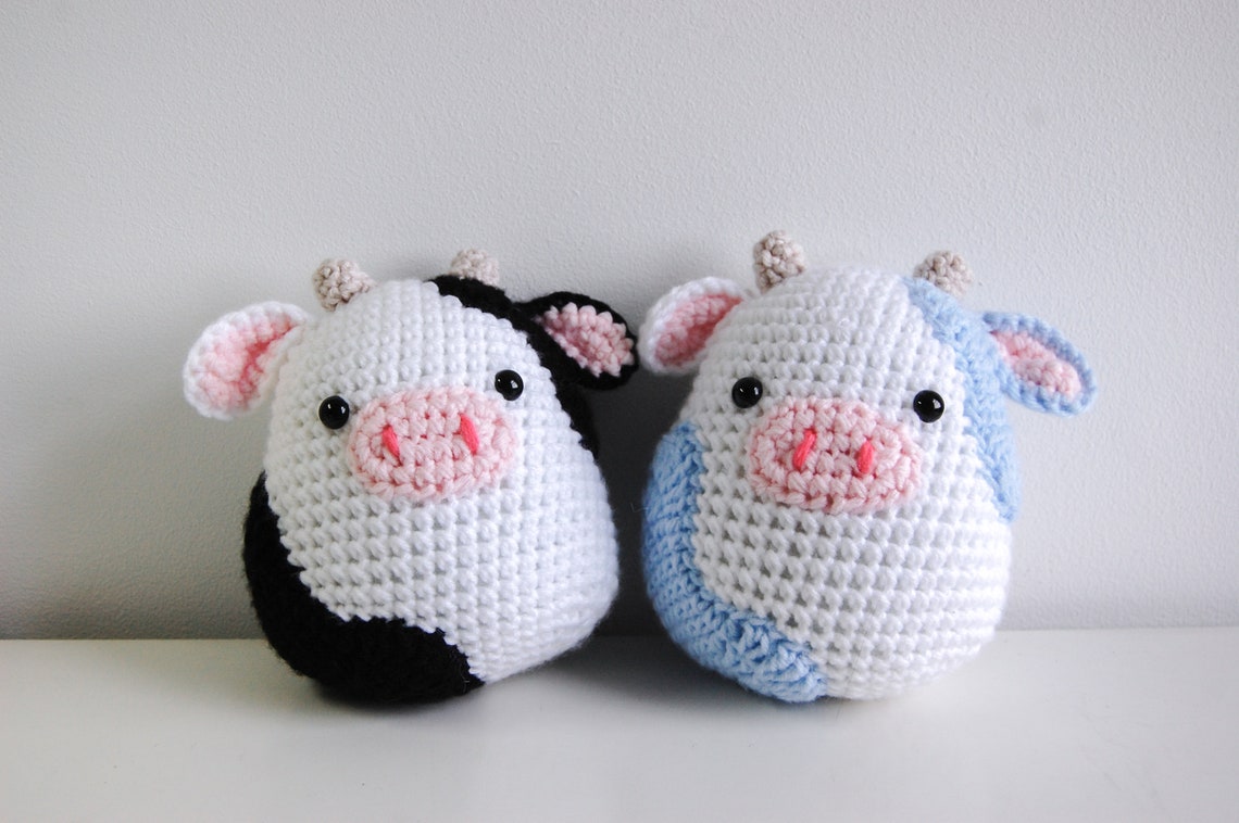 PATTERN: Crochet Cow Squishmallow Pattern - Etsy