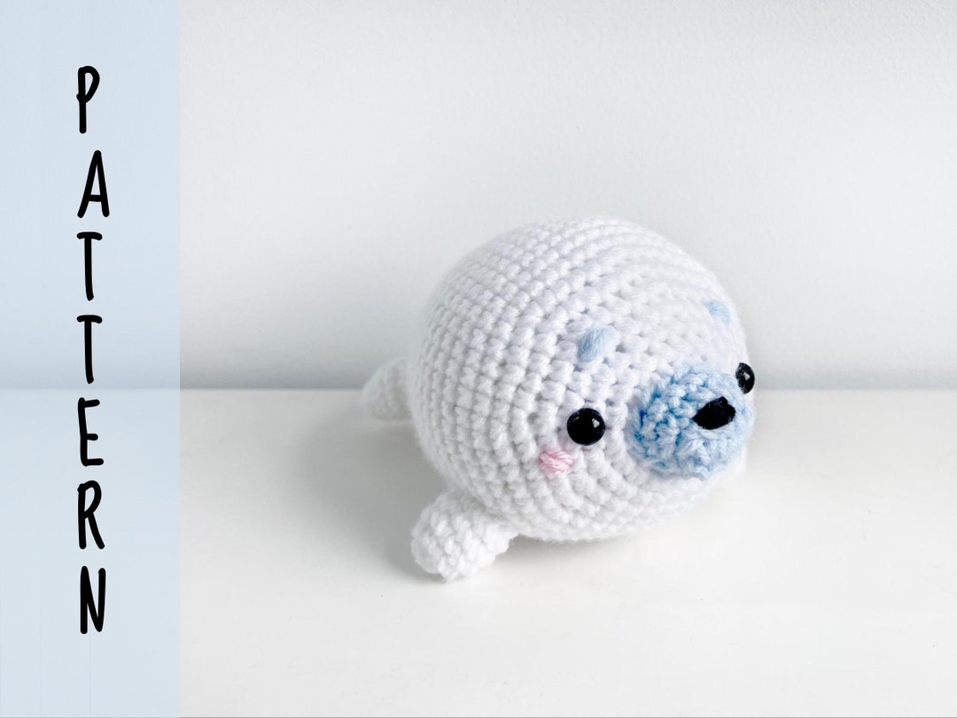 PATTERN: Crochet Chubby Seal Plushie Pattern - Etsy