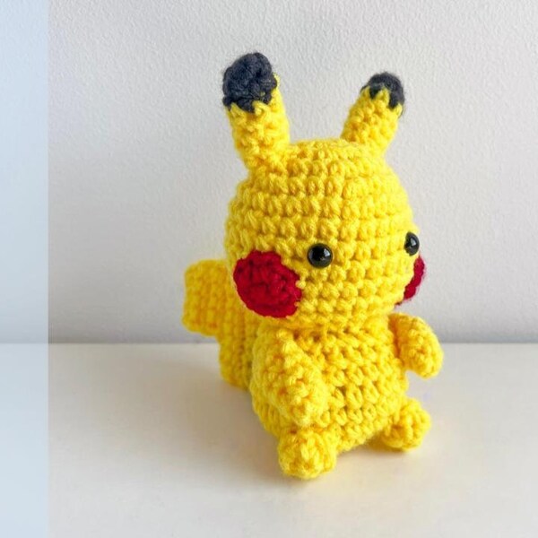 Crochet Pikachu Pattern - Etsy