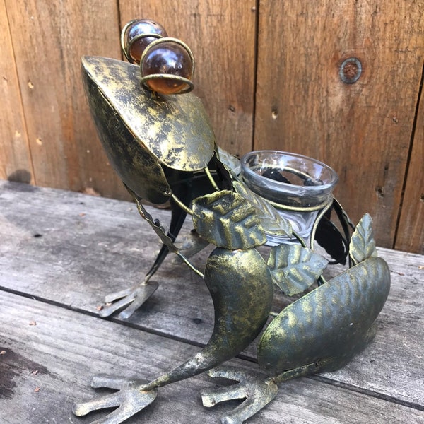 Metal Frog - Etsy