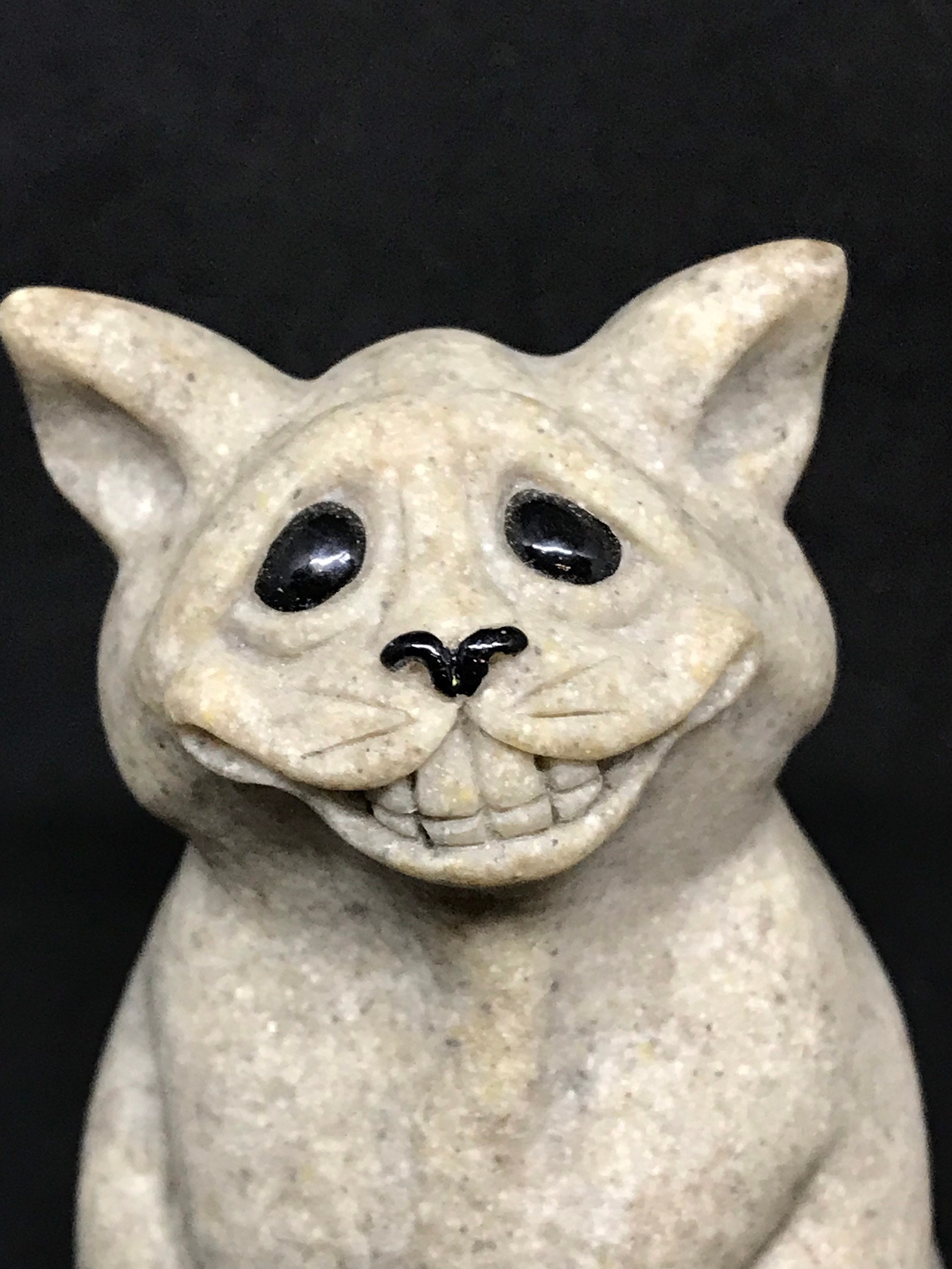 Vintage Quarry Critters Cat Figurines Vintage Stone - Etsy