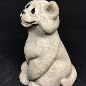 Vintage Quarry Critters Cat Figurines , Vintage Stone Sculpture, Second ...