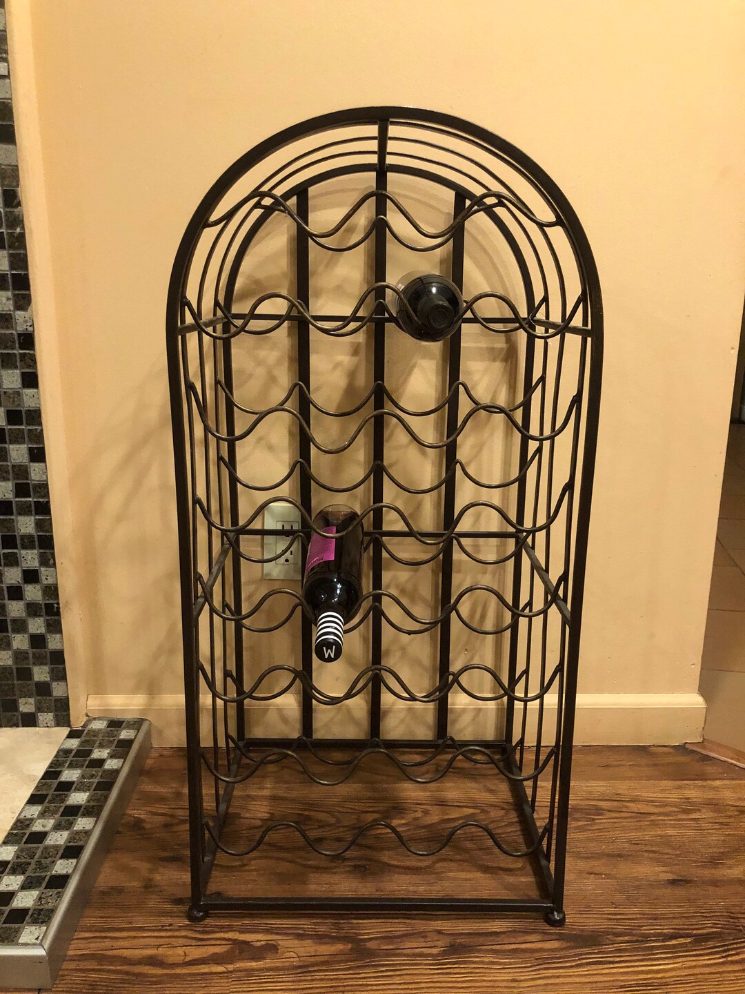 Vintage Floor Wine Bottles Rack for 30 Ps. - Etsy