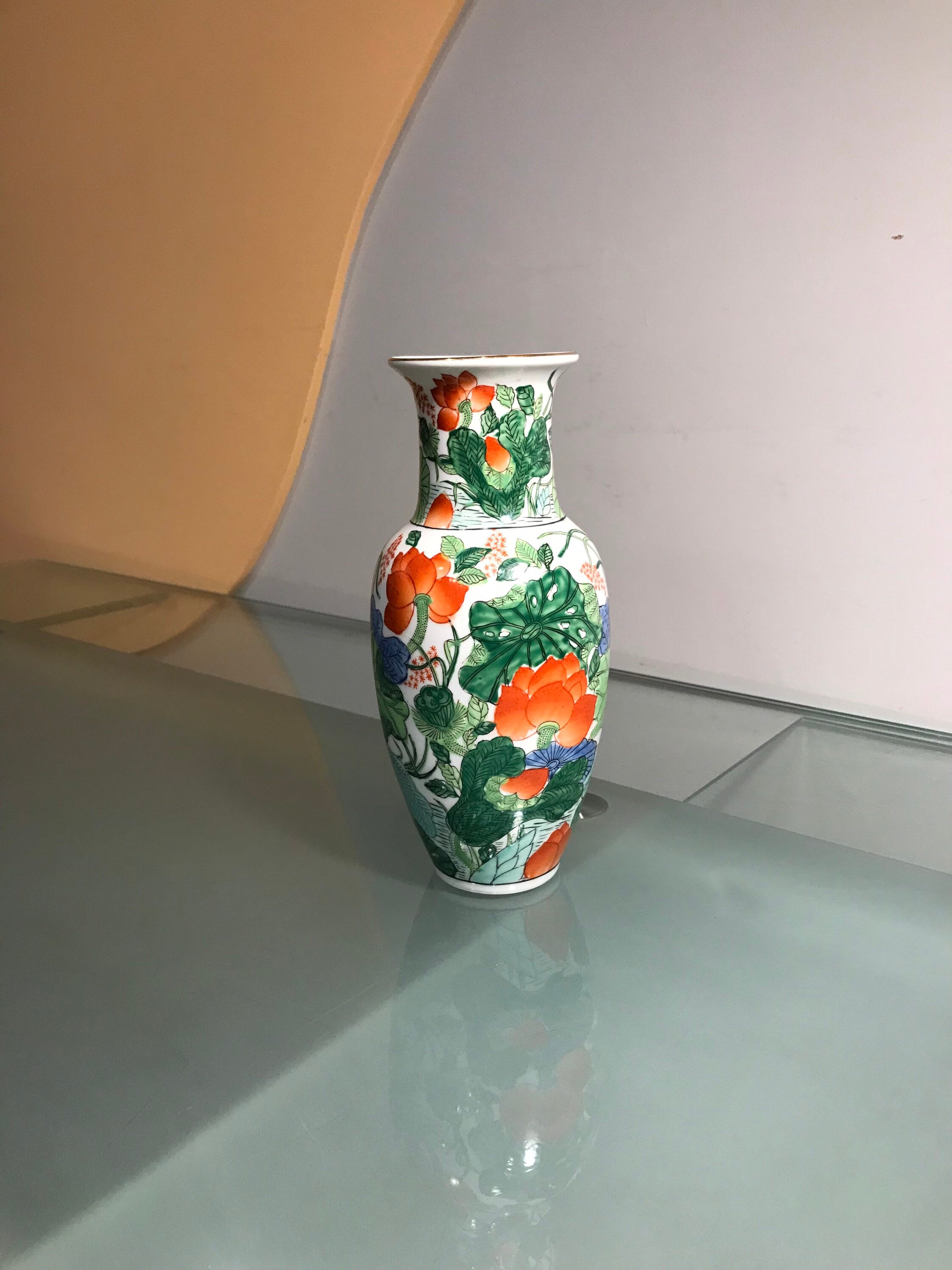 Vintage Porcelain Ware Vase Japanese T.F.F. Hong Kong - Etsy