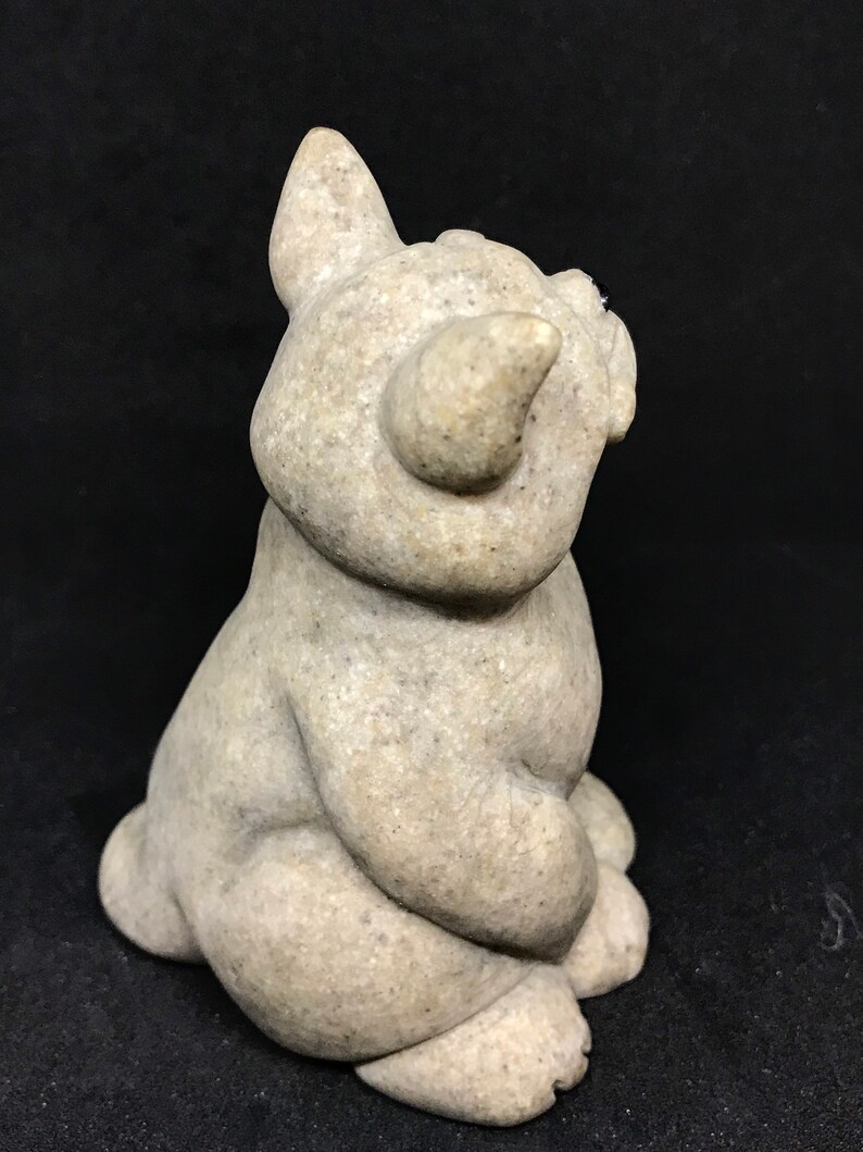 Vintage Quarry Critters Cat Figurines , Vintage Stone Sculpture, Second ...