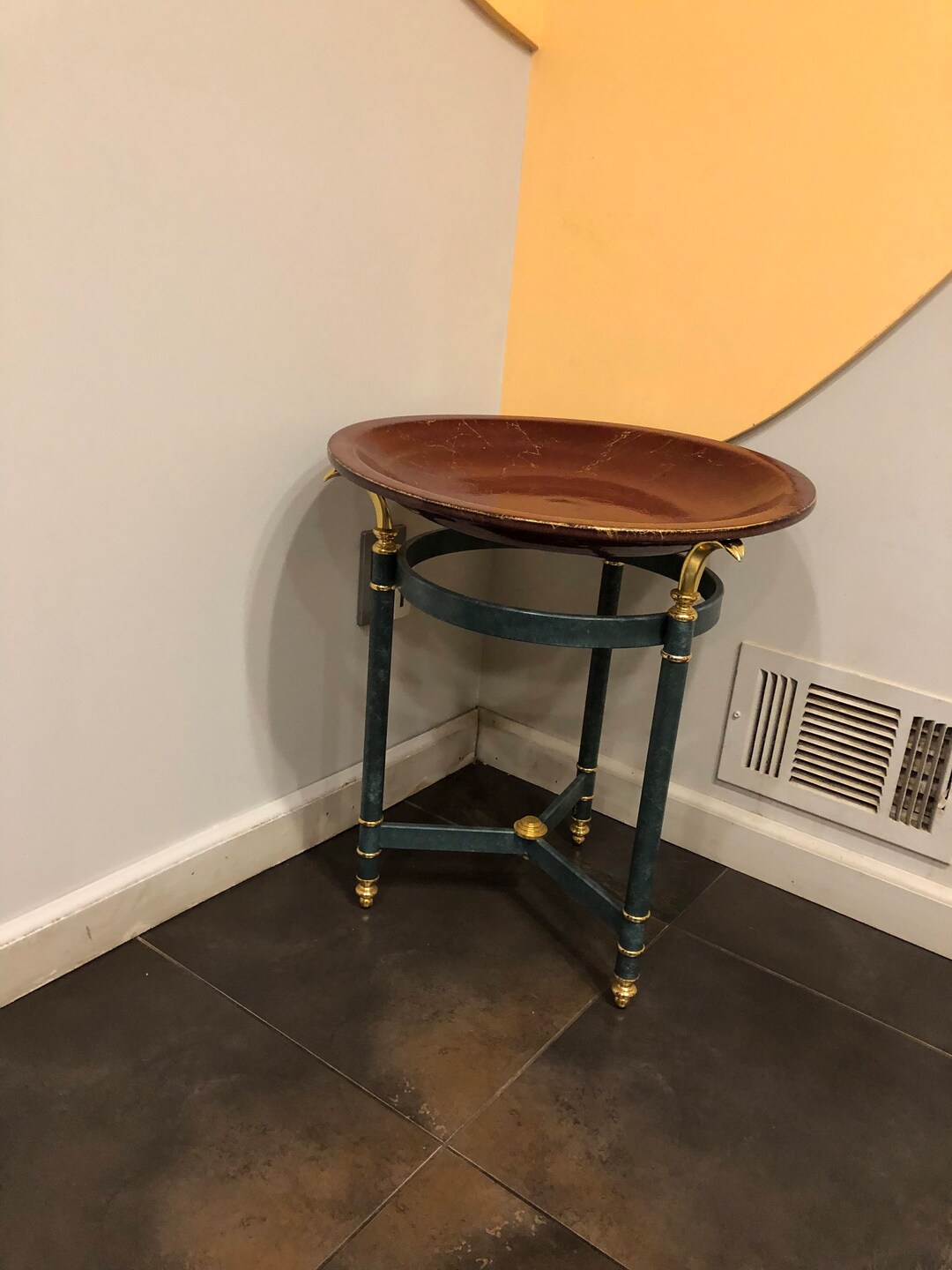 Vintage Table Stand Flower Pot Ornament Display - Etsy