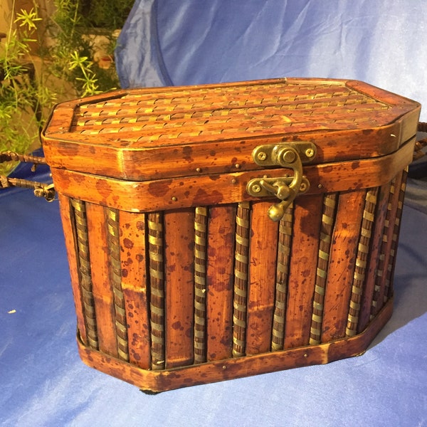 Wooden Storage Boxes Vintage - Etsy