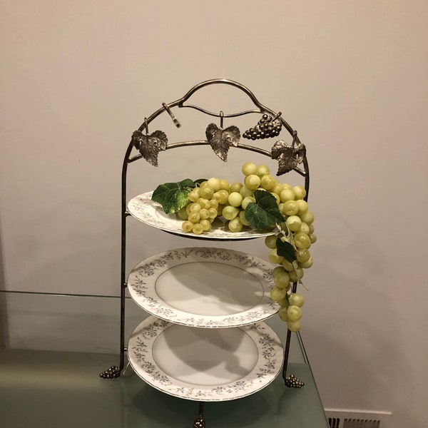 3 Tier Plate Stands - Etsy