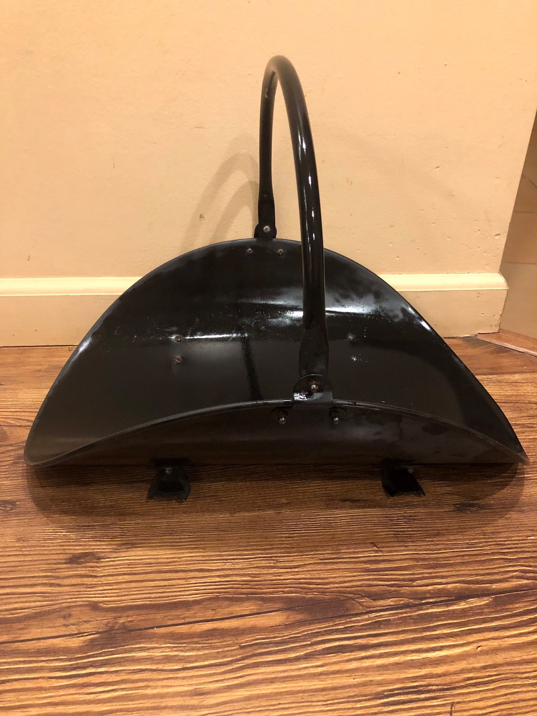 Vintage Black Metal Firewood Holder , Log Holder - Etsy