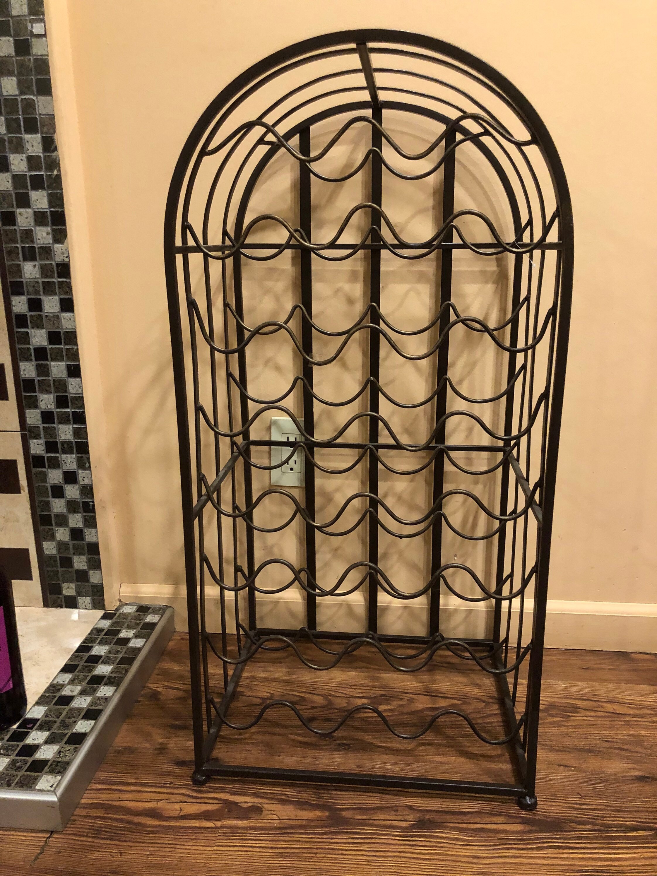 Vintage Floor Wine Bottles Rack for 30 Ps. - Etsy