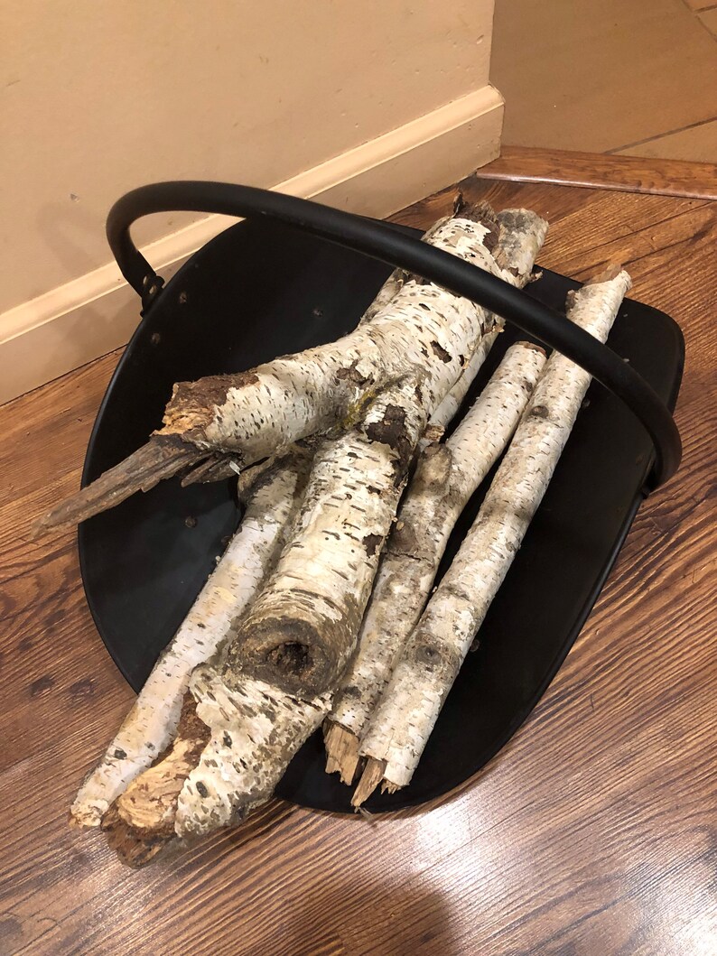 Vintage Black Metal Firewood Holder Log Holder - Etsy