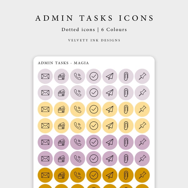 Admin Stickers - Etsy