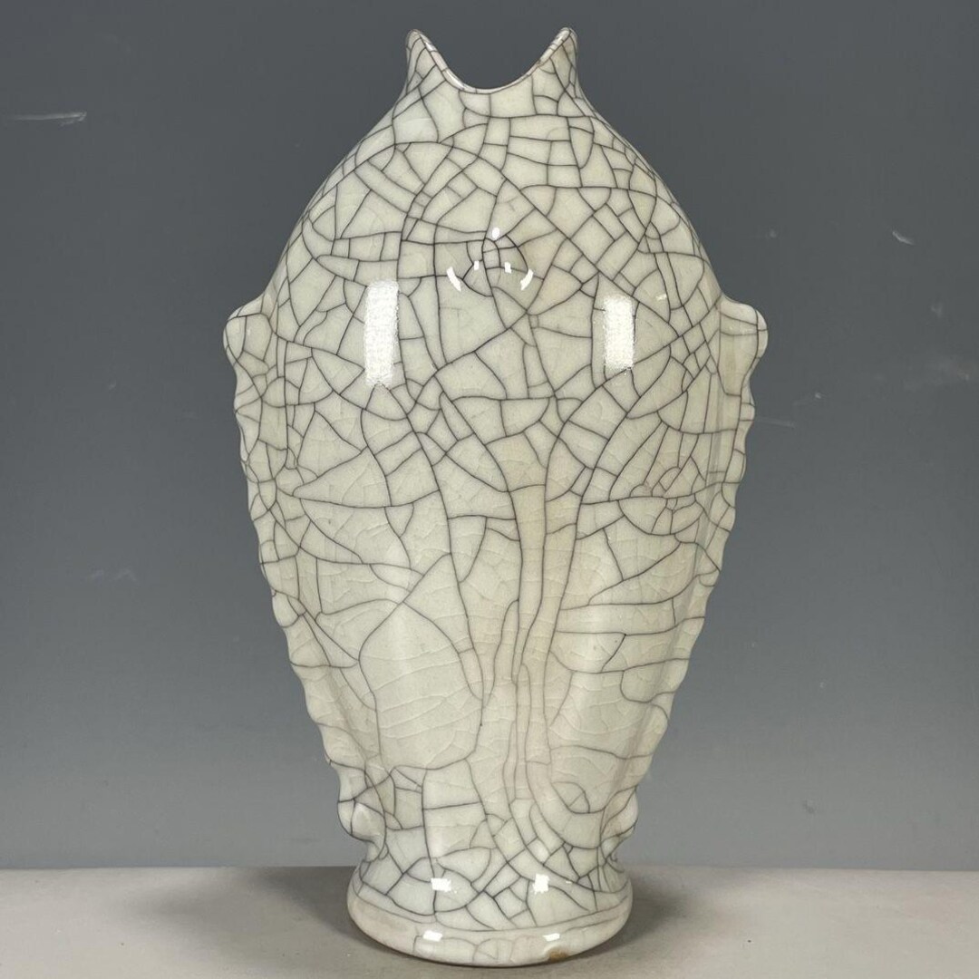 Hand-painted Ge Ware Fish Vase, Crackle Glaze Antique Porcelain - Etsy
