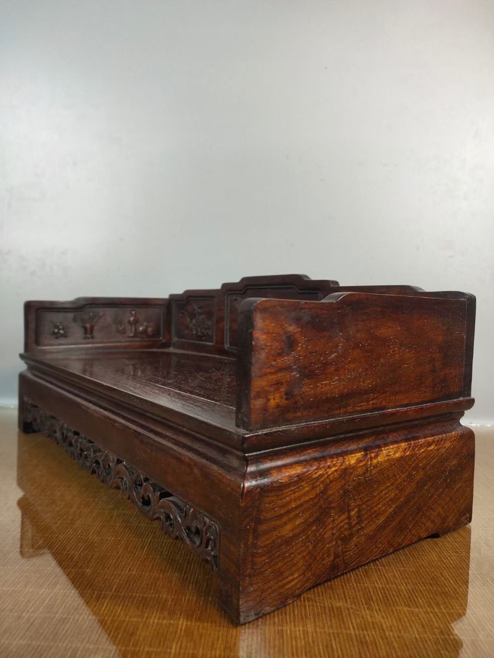 Chinese Antique Handmade Rosewood Arhat Bed Decoration - Etsy