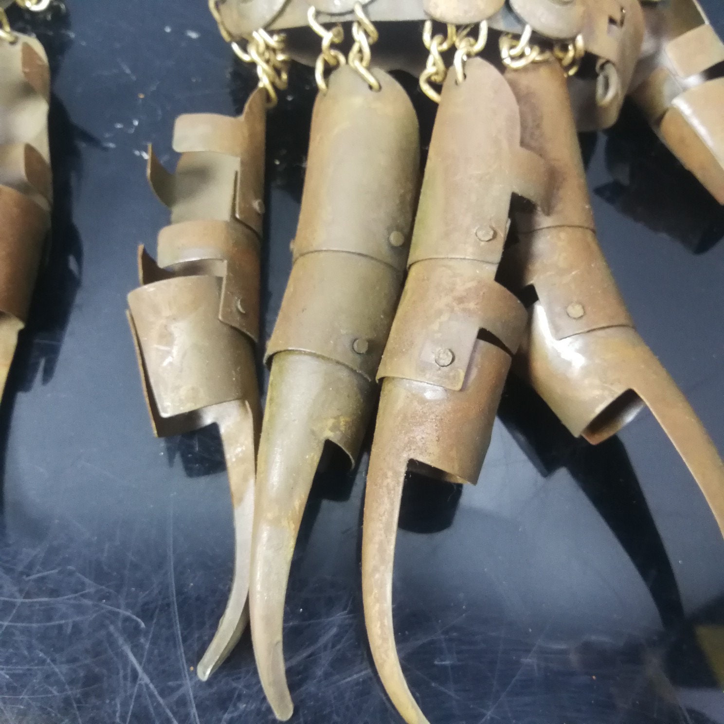 Chinese Antique Collection Pure Copper Made Animal Claw Gloves - Etsy