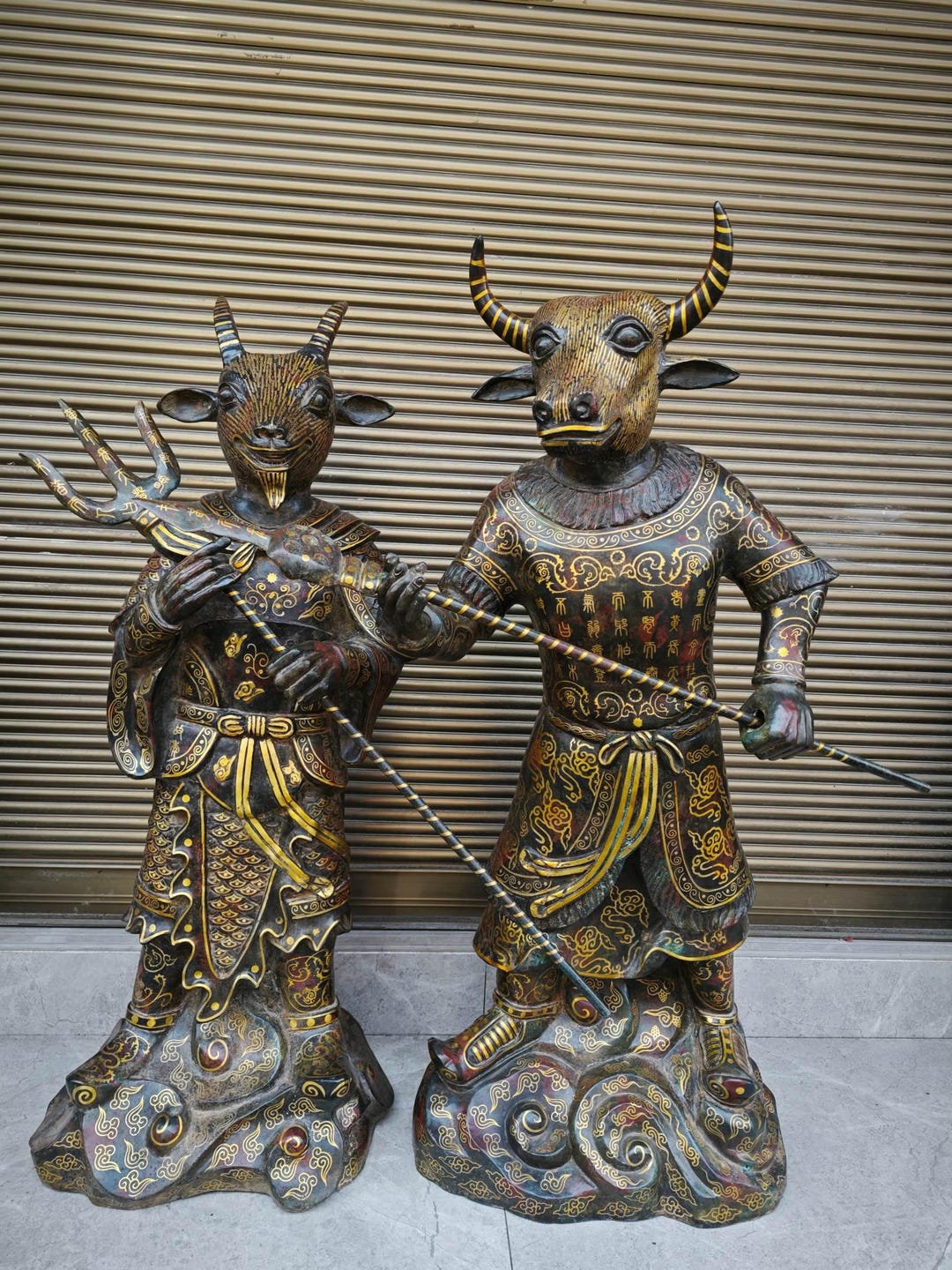 Exquisite and Rare Bronze Statues of the Twelve Zodiac Animals ...