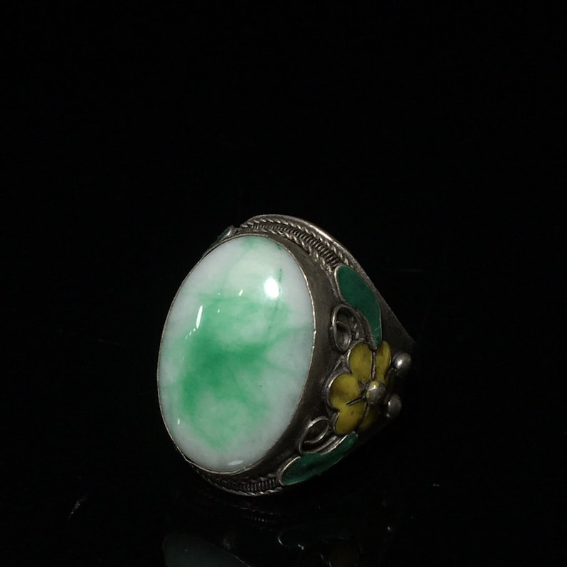 China's Ancient Natural Jade Ring, Pure Handmade, Rare and Precious - Etsy