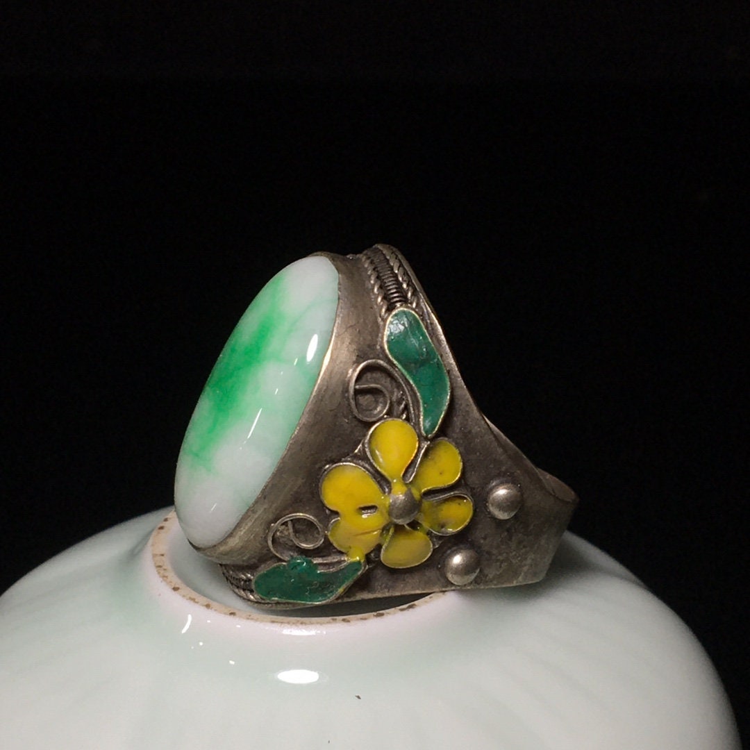 China's Ancient Natural Jade Ring Pure Handmade Rare and - Etsy