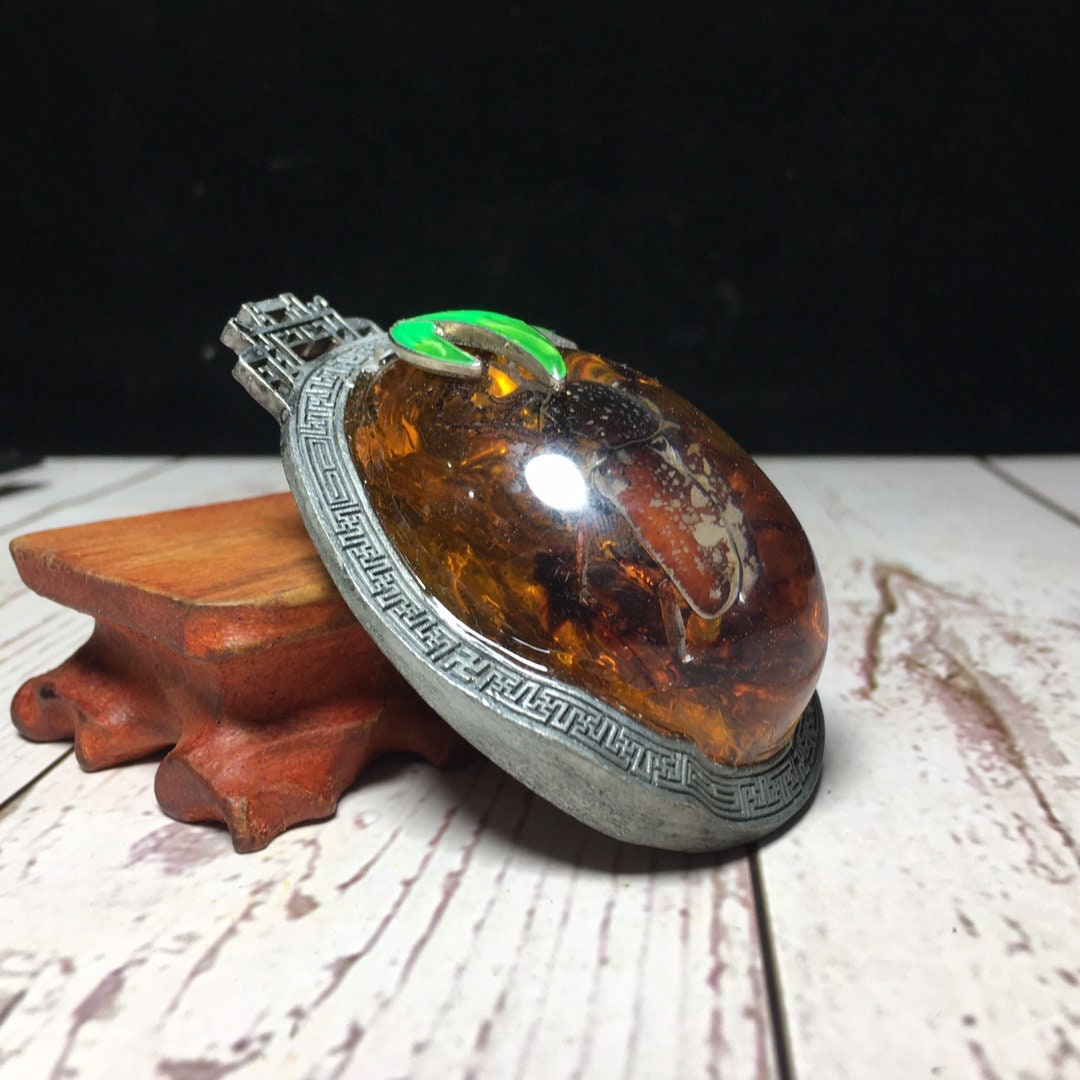 China's ancient amber pendant pure handmade exquisite | Etsy