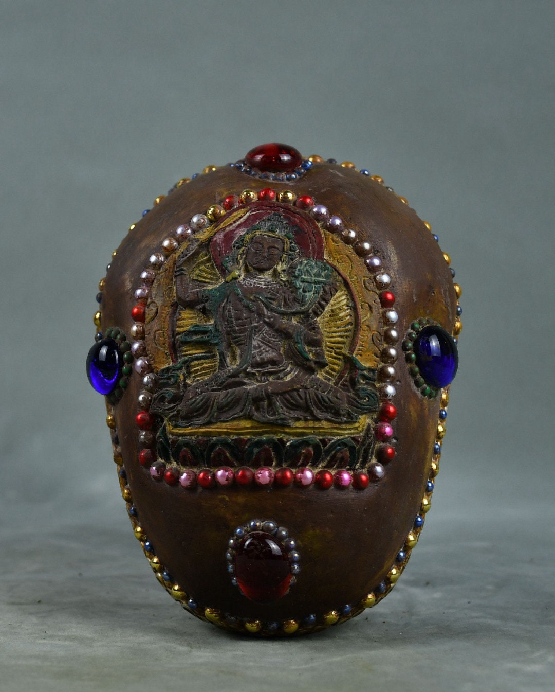 Chinese Antique Hand-made Exquisite and Rare Inlaid Copper-clad Copper ...