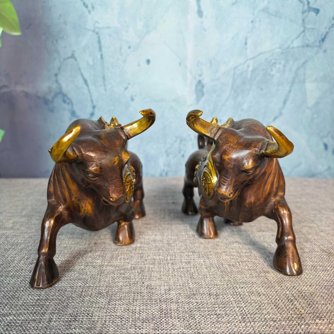 A Pair of Exquisite and Rare Chinese Antique Handcrafted Pure Copper ...