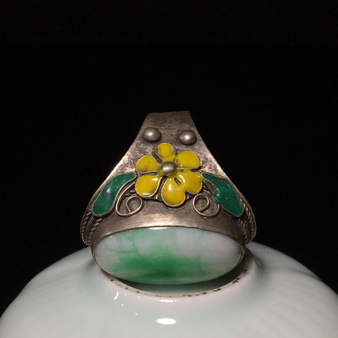 China's Ancient Natural Jade Ring, Pure Handmade, Rare and Precious - Etsy