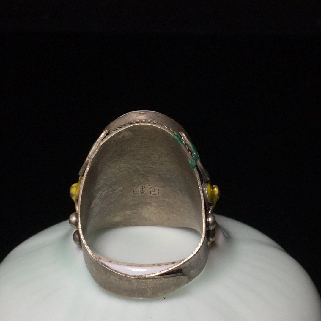 China's Ancient Natural Jade Ring, Pure Handmade, Rare and Precious - Etsy