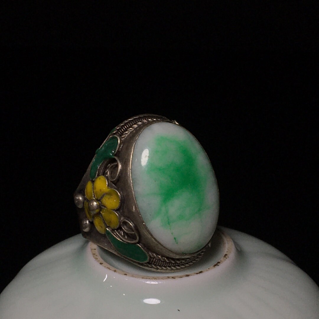 China's Ancient Natural Jade Ring, Pure Handmade, Rare and Precious - Etsy