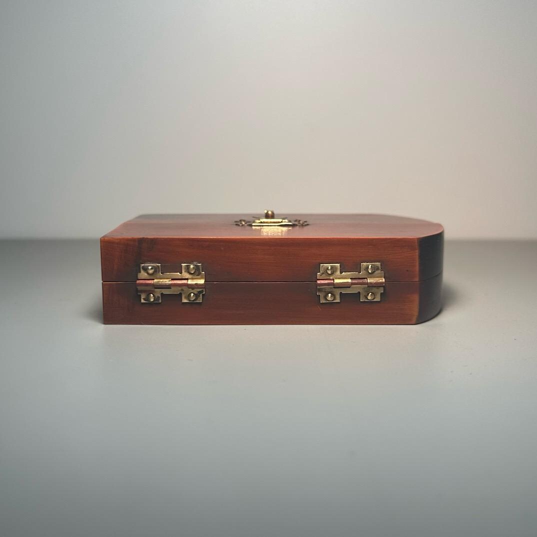 Exquisite and Rare Guan Gong Three-opening Box Ornaments Made of Pure ...