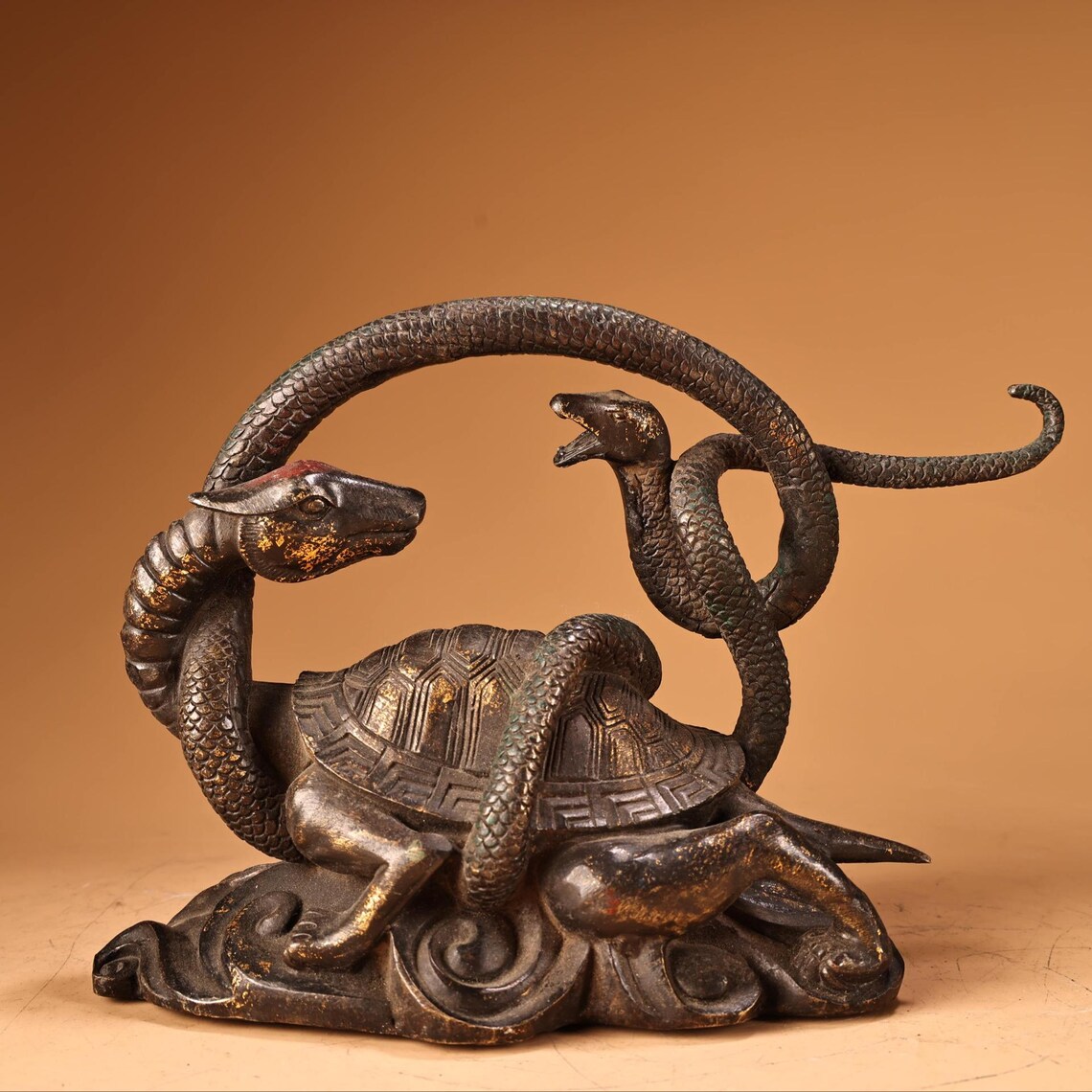 Exquisite Handcrafted Pure Copper High-relief Painted Statues of the ...