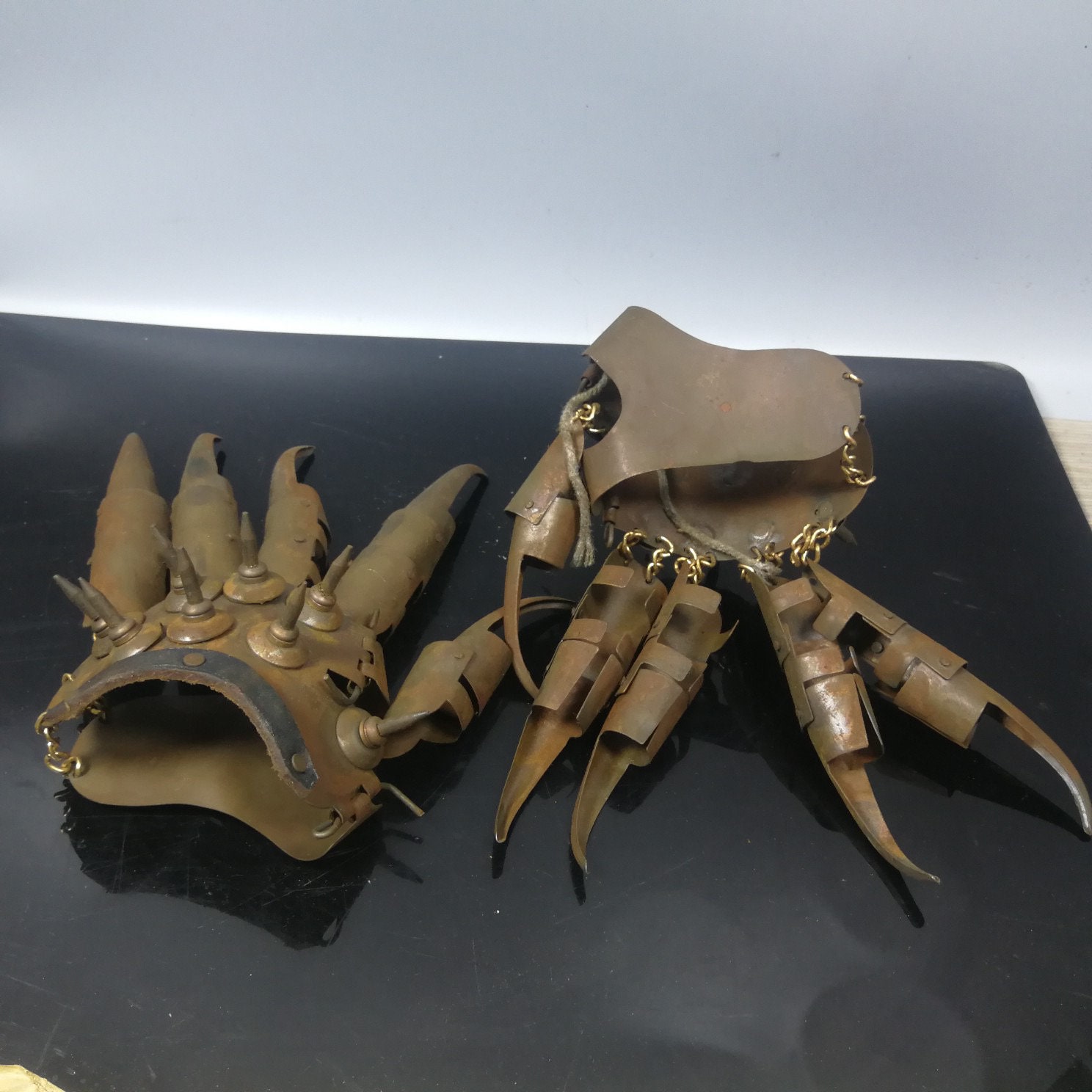 Chinese Antique Collection Pure Copper Made Animal Claw Gloves - Etsy