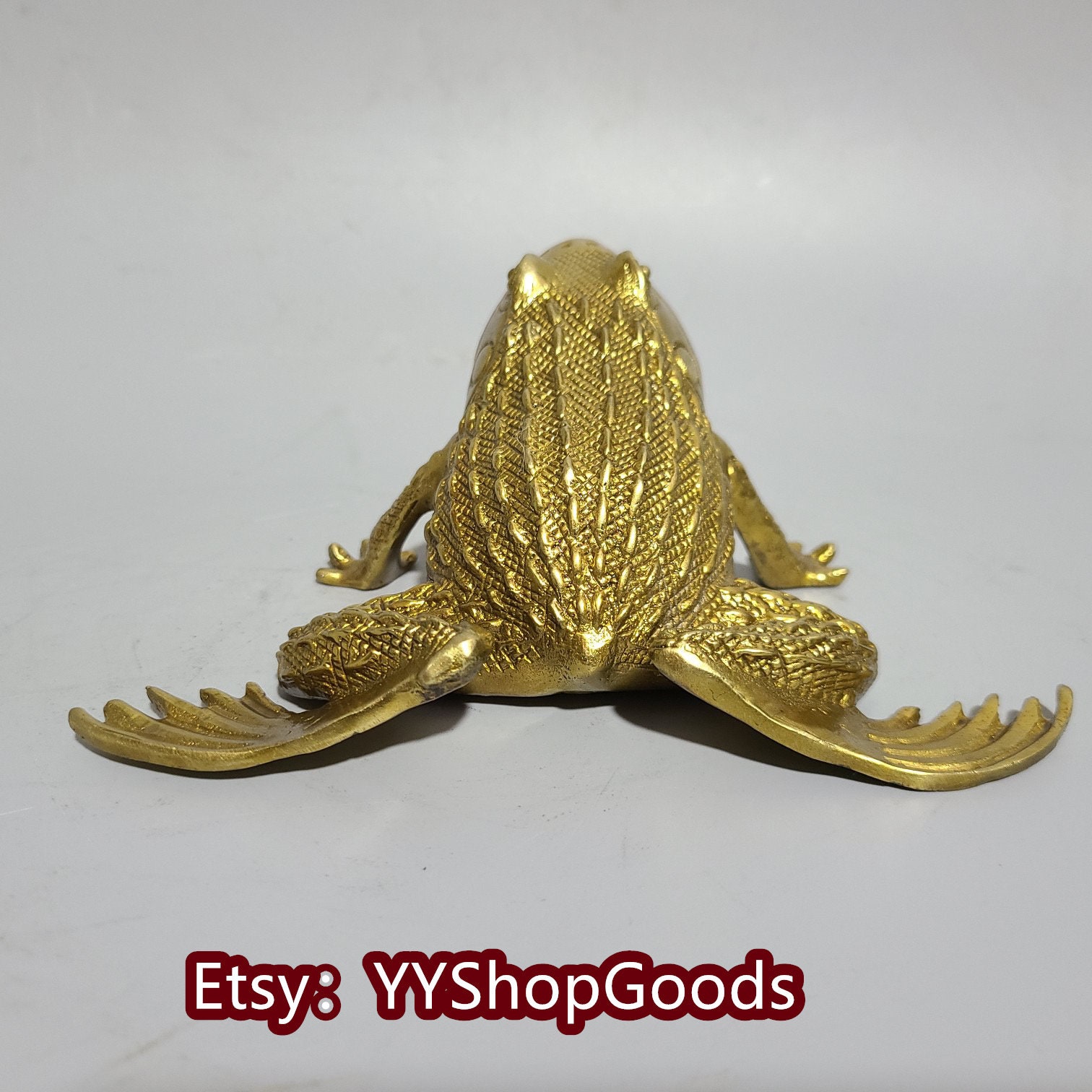 Art & Collectibles Chinese antique handmade pure copper frog quack ...