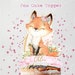 Fox Cake Topper, Fox Baby Shower, Fox Birthday Party Supplies, Fox Girl ...