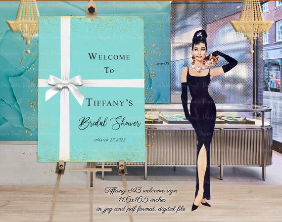 Tiffany Bridal Shower Welcome Sign Png Tiffany Bridal Shower Magical