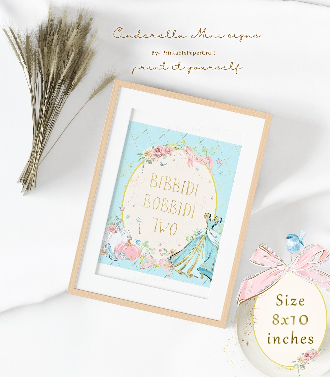 Cinderella Birthday Party Decor, Cinderella Party Sign, Princess ...