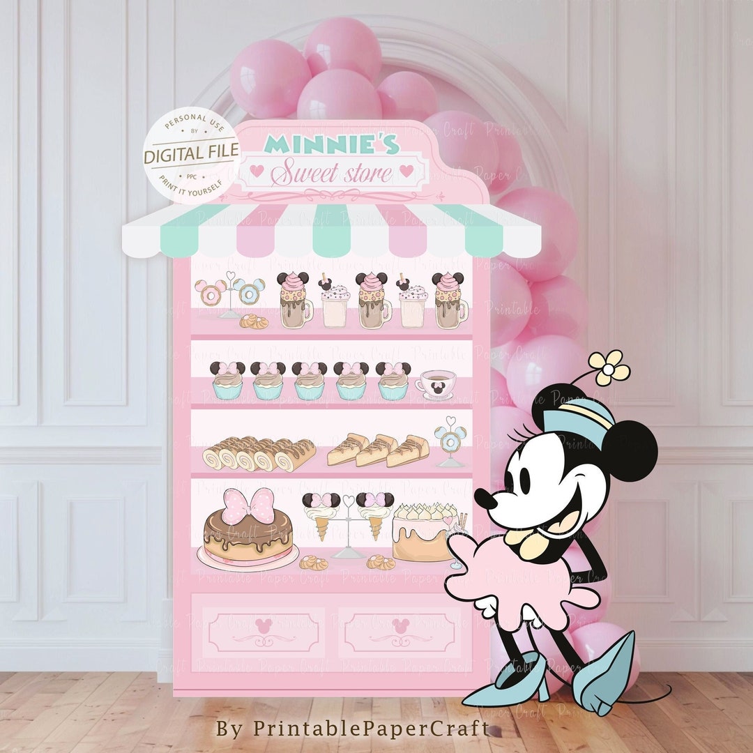 Birthday Party Cutout Decor, Main Street Sign, Disneyland Party ...