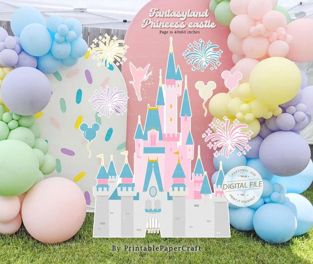 Printable Castle Cutout Decor, Castle Stand up Prop, Babyland Party ...