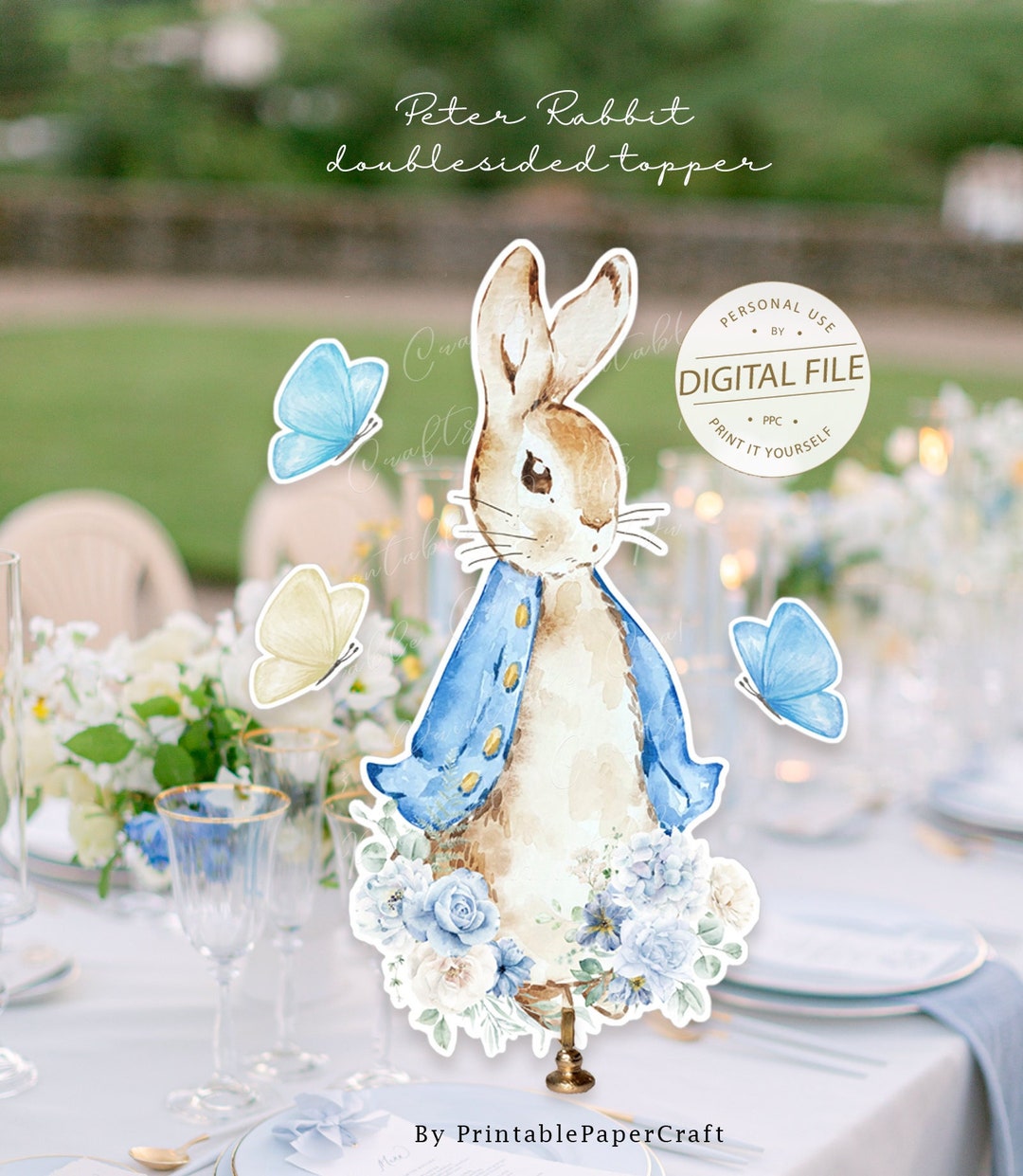 Boy Baby Shower Party Decor, Bunny 1st Birthday, Baby Shower ...