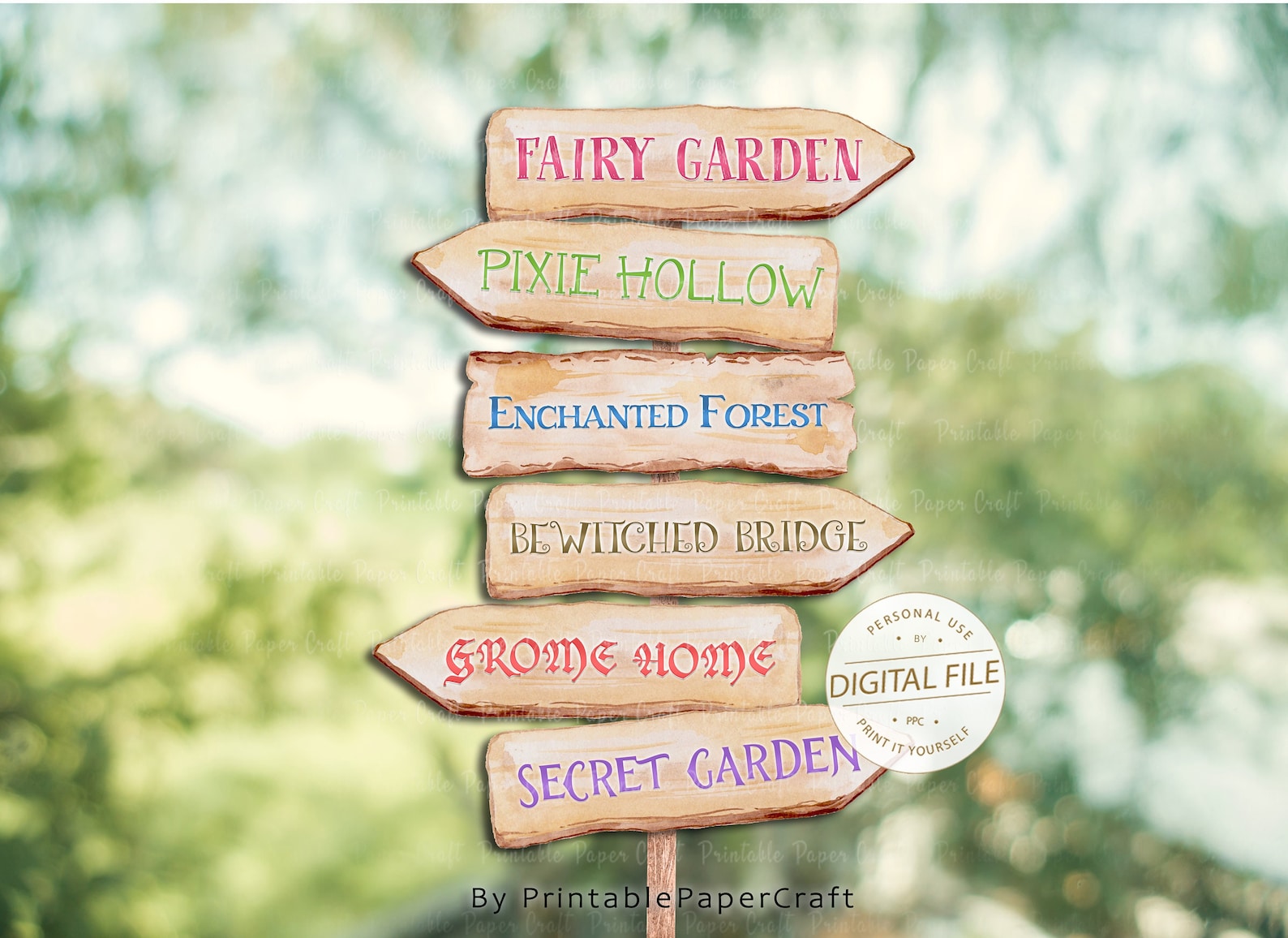Fairy Party Sign, Fairy Garden Party Decor, Enchanted Forest, Fairy ...