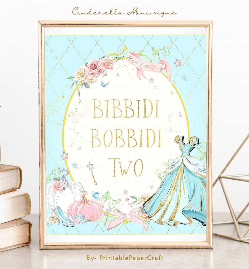 Cinderella Birthday Party Decor, Cinderella Party Sign, Princess ...
