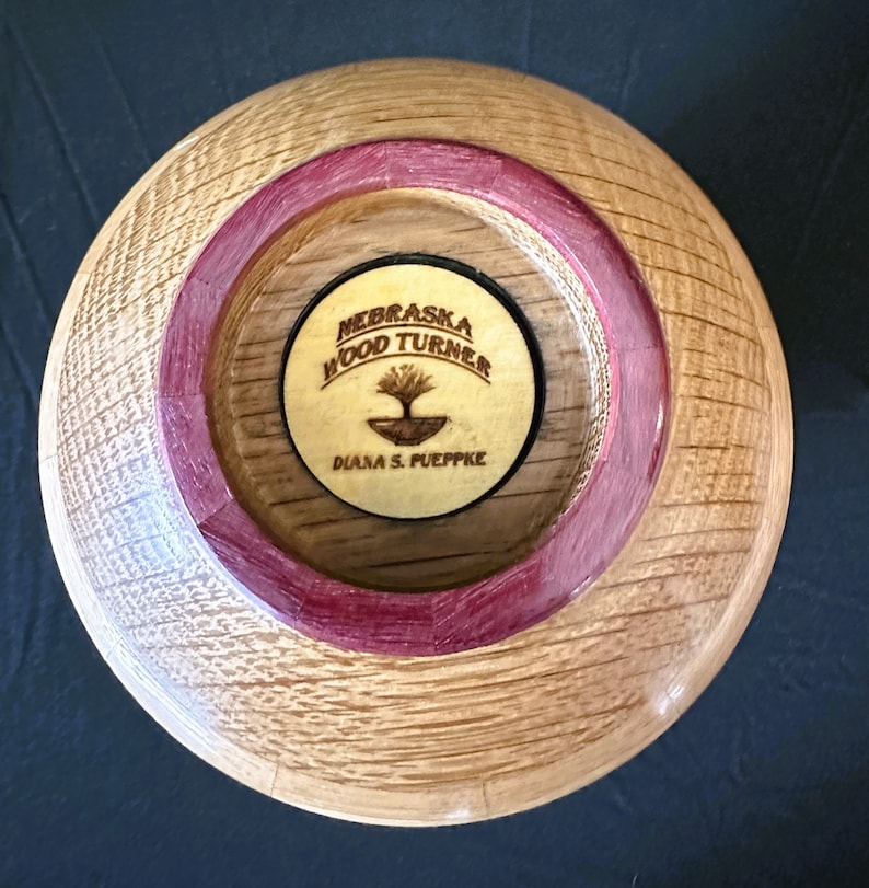 Segmented Wood Vase: Purple Heart, Walnut, Oak & Maple, Handmade Art - Etsy