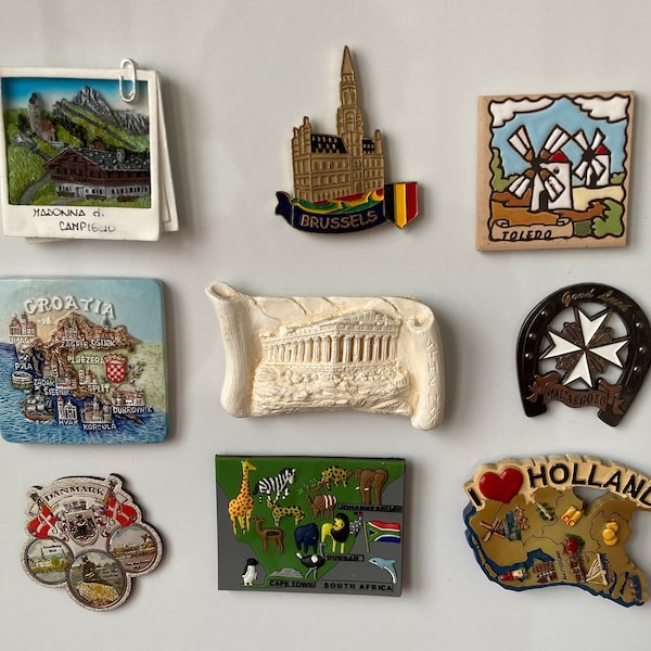 Travel Magnets - Etsy
