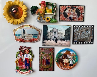 Fridge Travel Magnets Cities Fridge Magnet Collection European ...