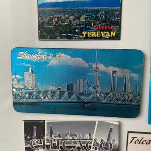 Country Fridge Magnet Travel Magnet Set City Souvenir Magnets for ...