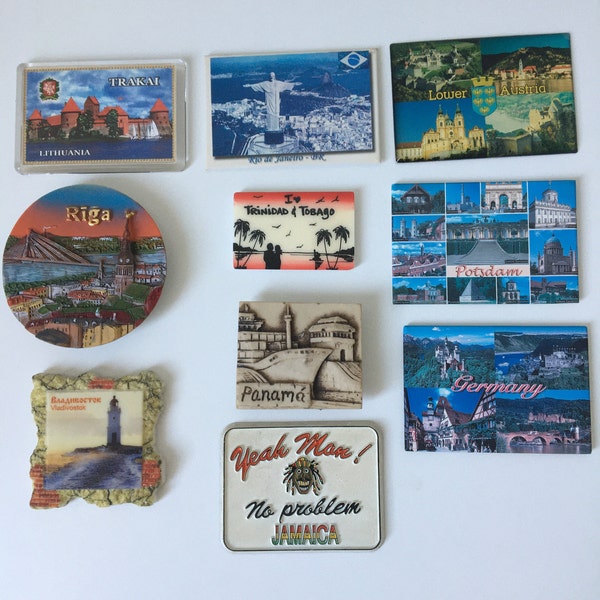 Travel Magnets - Etsy