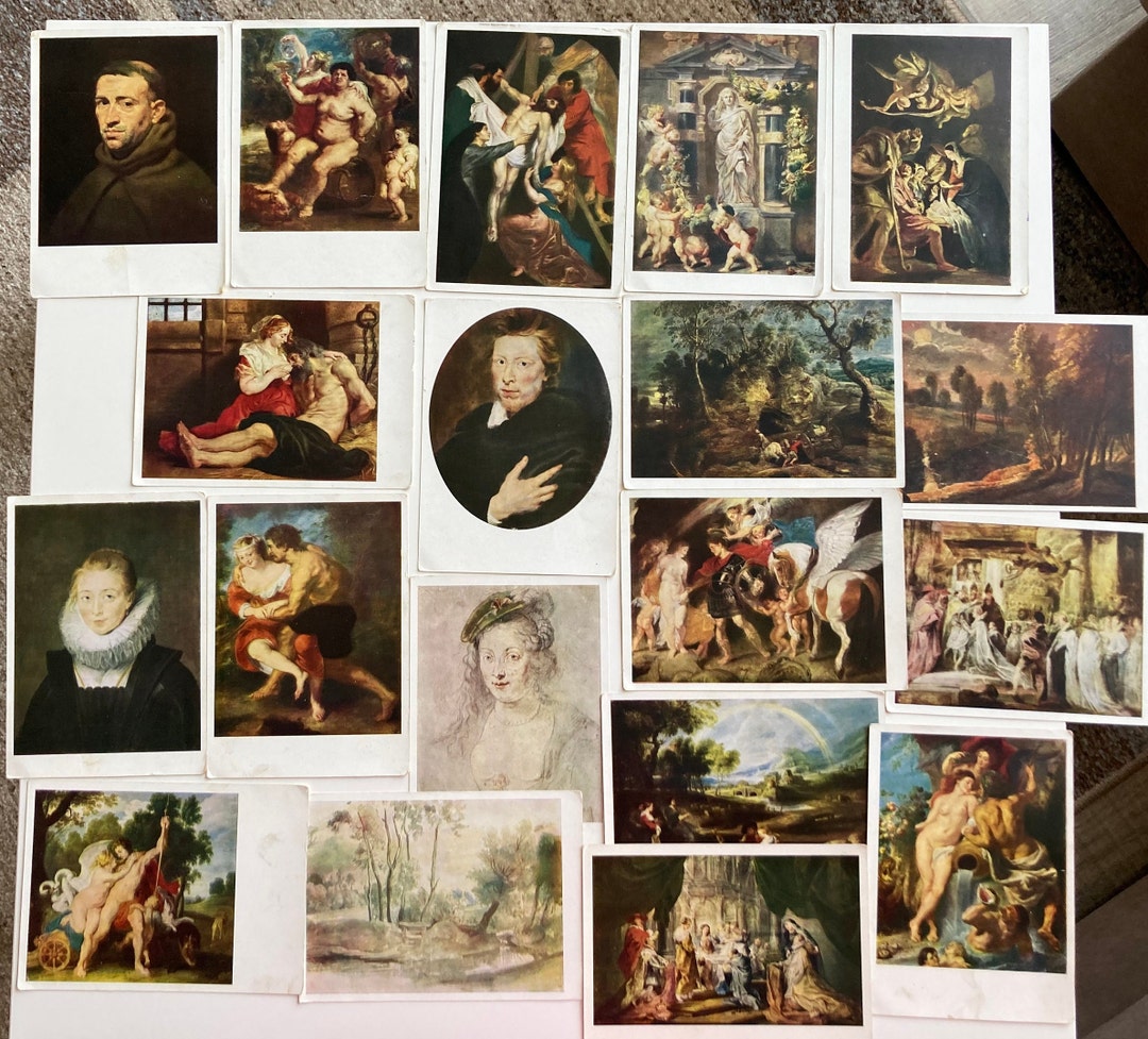 Set of 19 Famous Painting by Peter Paul Rubens Postcards,hermitage ...