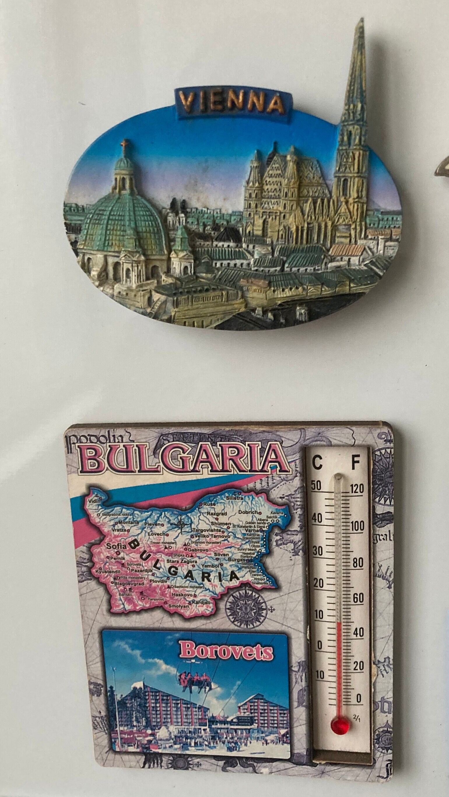 Magnets for the Fridge Set of Travel Magnets 10 World Magnets ...