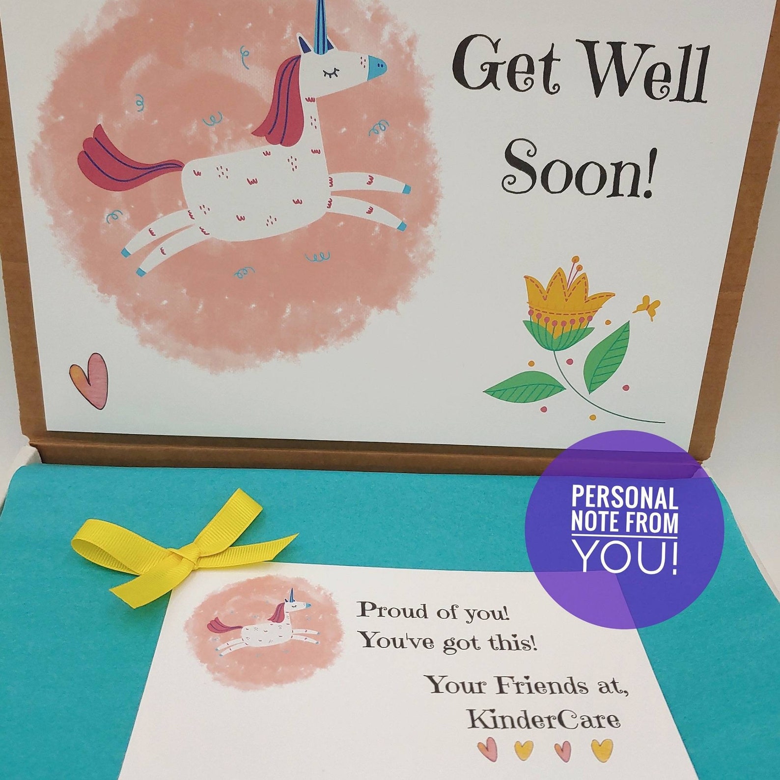 Get Well Care Package for Kids, Get Well Gift for Girls, Feel Better ...