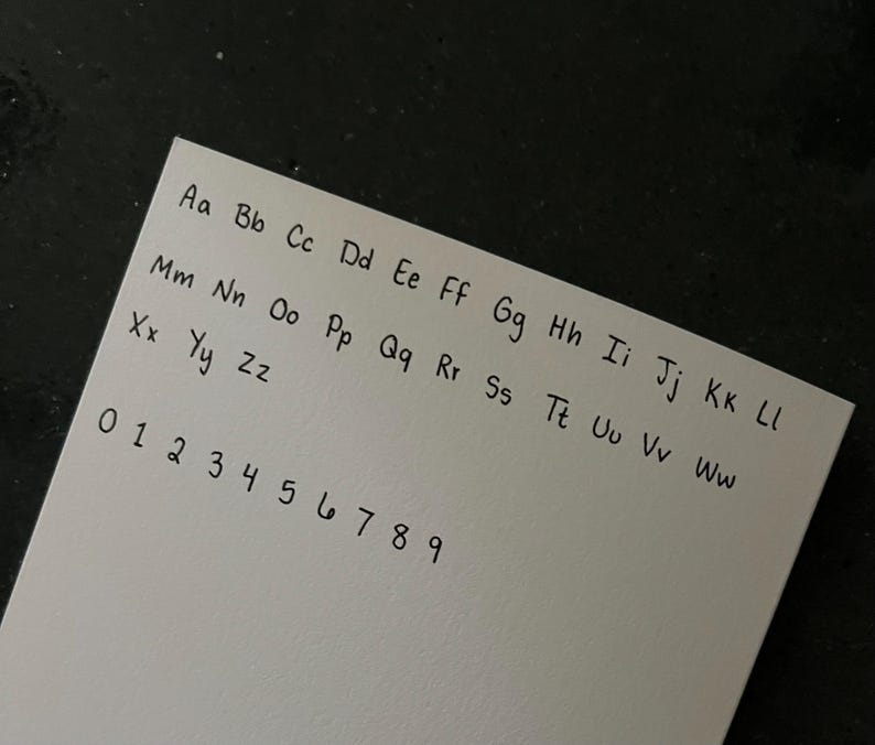 Handwritten Notes, Documents, Letters, Etc. - Etsy